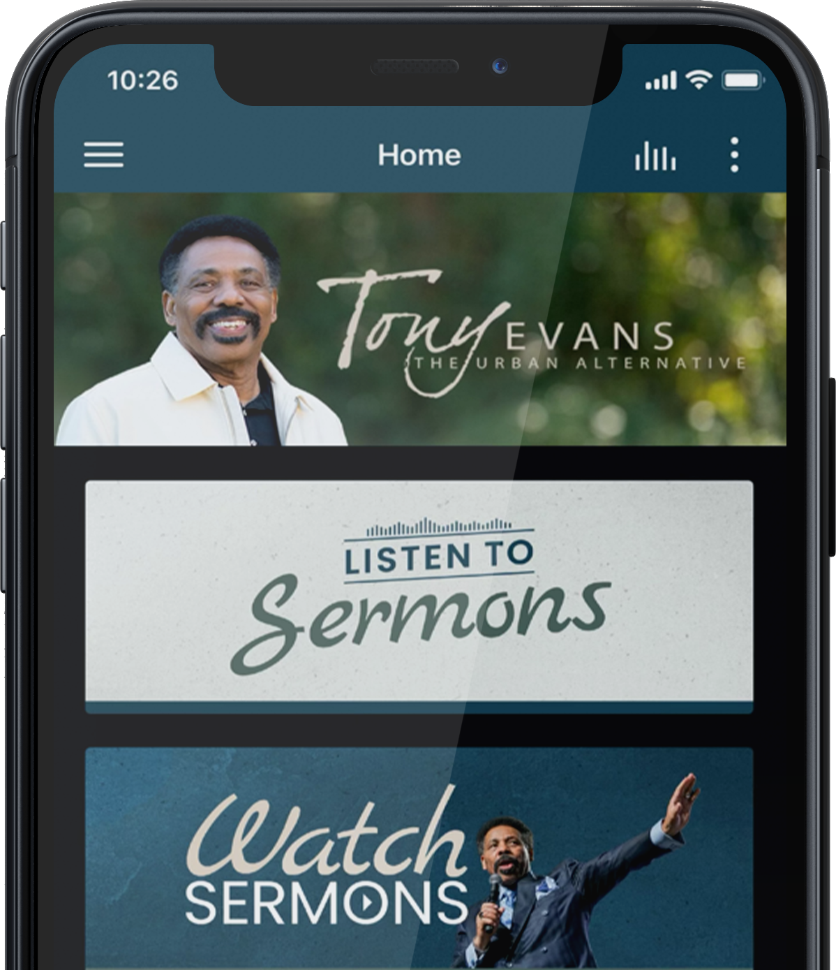Listen Options - Tony Evans Daily Broadcast